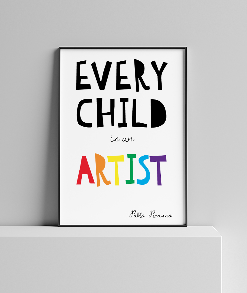 Every Child Is An Artist Poster Calimila